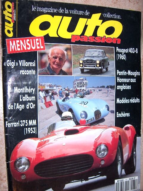 Magazine AUTO PASSION - Voitures Mythiques